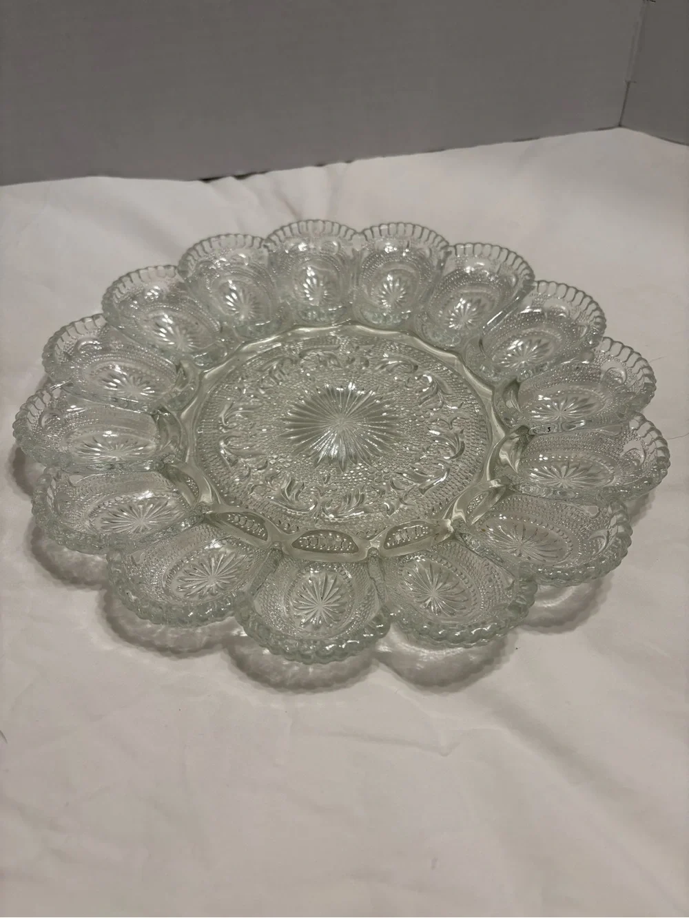 Brockway | Dining | Vintage Brockway Glass Concord Deviled Egg Plate Sm ...